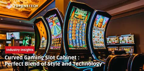 Curved Gaming Slot Cabinetperfect Blend Of Style And Technology