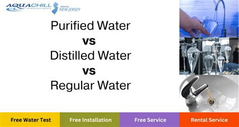 The Key Differences Of Purified Vs Distilled Vs Regular Water