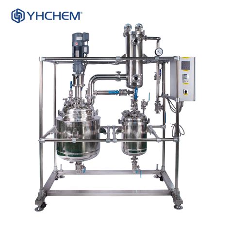 Distillation And Purification Reactor Stainless Steel Jacketed