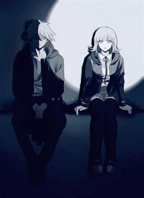 Nanami Chiaki And Komaeda Nagito Danganronpa And More Drawn By Boleum Dgrpluna Danbooru