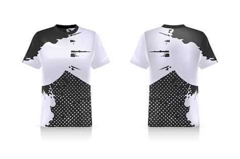 사양 축구 스포츠 모형 E스포츠 게임 티셔츠 저지 템플릿 유니폼을 모의 벡터 일러스트 디자인 셔츠에 대한 스톡 벡터 아트 및 기타 이미지 Istock