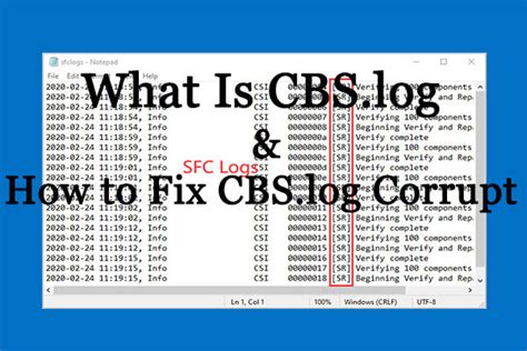 What Is CBS Log Windows 10 How To Fix CBS Log Corrupt Issue