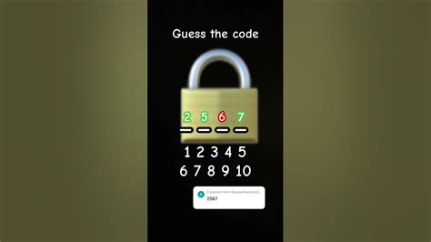 Guess The Code Guessthecode Guess Youtube