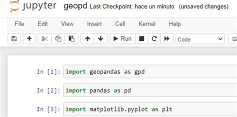 Instalar La Librería De Python Geopandas” Para Trabajar Con Ides