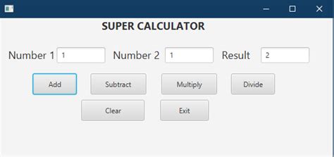 Github Mcaffarelli Simple Calculator Gui