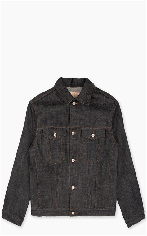 Naked Famous Denim Denim Jacket Elephant 13 Red Core 21oz Cultizm