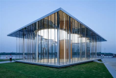 Shls Cloud Pavilion Is A Glass Walled Events Space In Shanghai