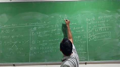 21 Subtraction Using R 1s Complement Method In Binary Youtube