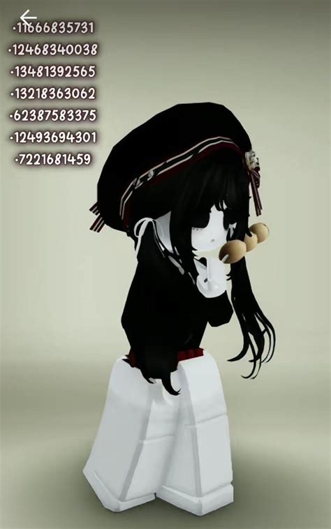 Roblox Brookhaven Code ชุดน่ารัก ชุดตัวละคร คนสวย