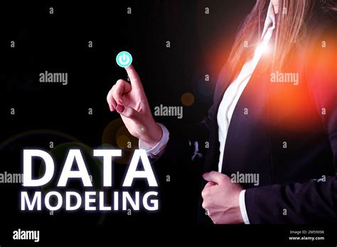 Sign Displaying Data Modeling Business Showcase Process Of