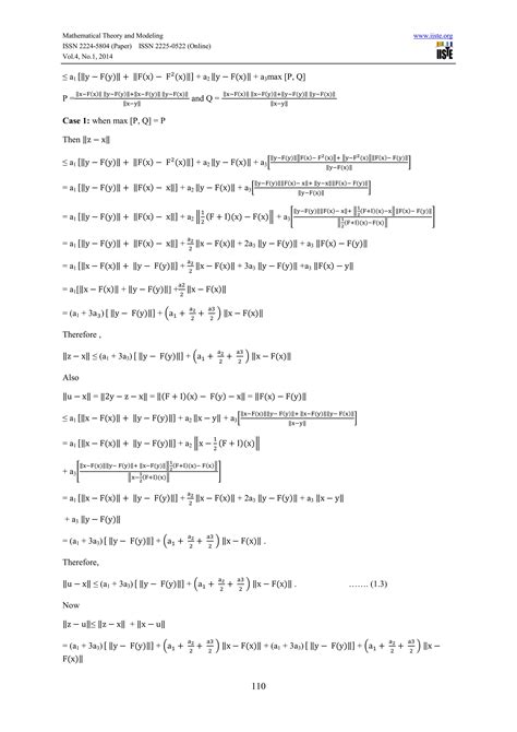 A Fixed Point Result In Banach Spaces Pdf