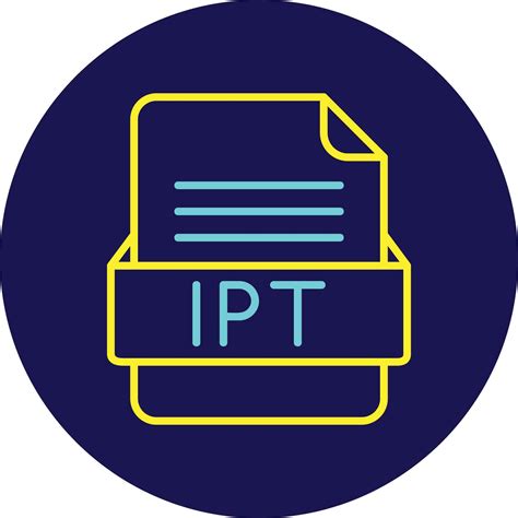 IPT File Format Vector Icon Vector Art At Vecteezy