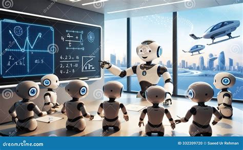 Advanced Learners Classroom Isolated Cartoon Vector Illustration