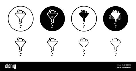 Extraction Icon Vector Logo Set Collection For Web App Ui Stock Vector