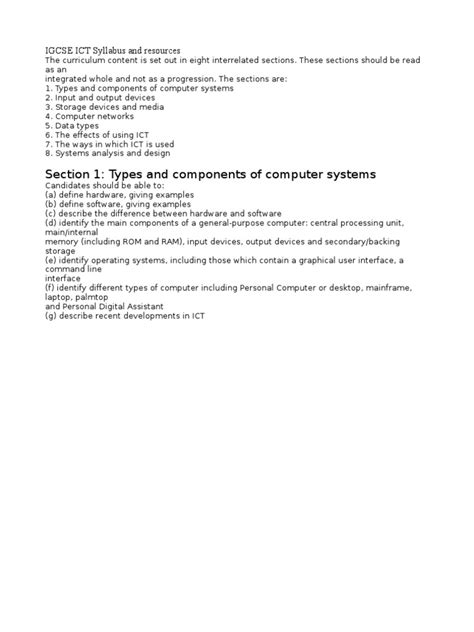 Pdf Igcse Ict Syllabus And Resourcesdoc0 Dokumentips