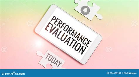 Text Showing Inspiration Performance Evaluation Word For The