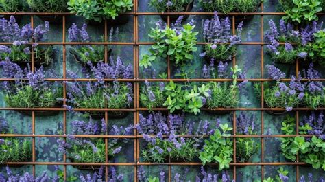 Green Living Wall Natural Barrier Privacy Screen Premium Ai Generated