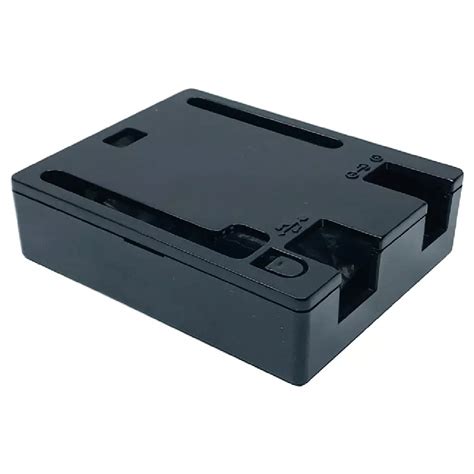 Case Shell Arduino Uno R3 Em Abs Preto Br