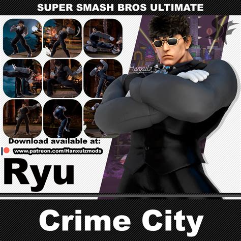 Ssbu Mod Ryu Crime City By Hanxulz On Deviantart