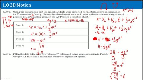 Unit Kinematics 1 0 2d Motion Design Talk