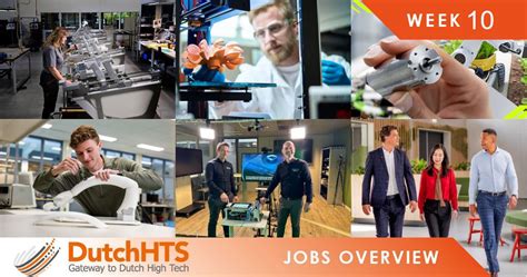 High Tech Jobs Overview Wk10 Dutch High Tech Systems