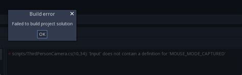 Inputsetmousemodeinputmousemodecaptured Does Not Build In Rc1 Mono Project · Issue 15814