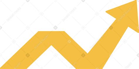 노란색 위쪽 화살표 Png Svg