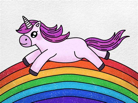 How To Draw Kawaii Unicorn Step By Step