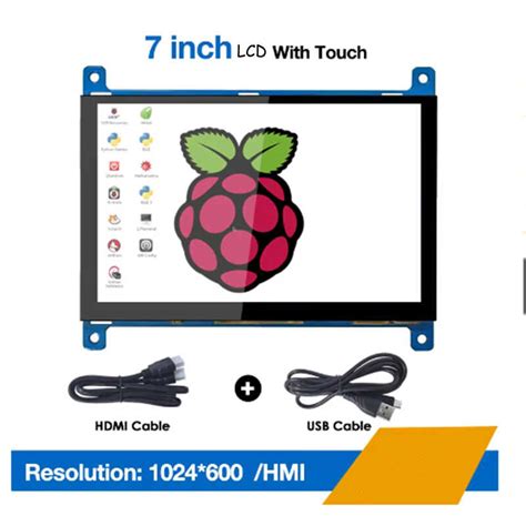 7 Inch Dsi Raspberry Pi Hdmi Capacitive Touch Display 1024 600 Lcd Monitor For Rpi 4b Shopee