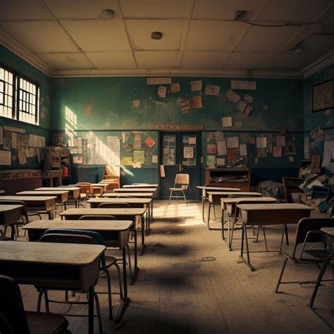 Premium Ai Image Amazing Details Classroom Art