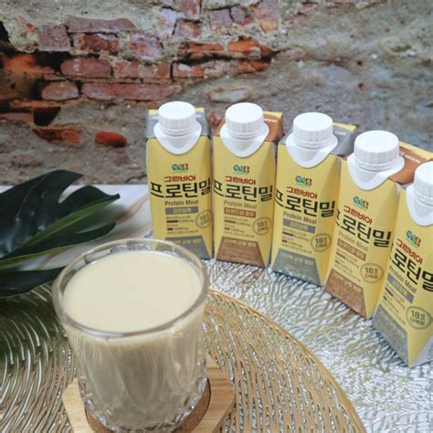 우유 대체 단백질 음료 추천 그린비아 프로틴밀 운동후 먹는 맛있는 단백질 Ft 정식품 굿즈 이벤트 네이버 블로그