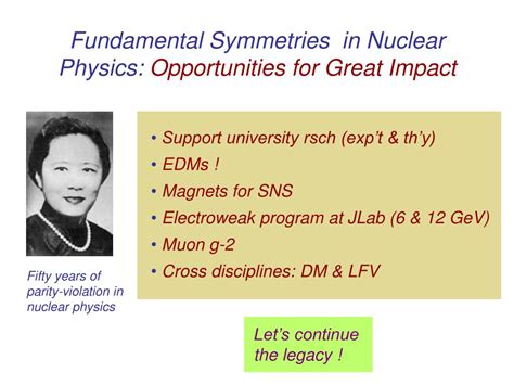 Ppt Fundamental Symmetries In Nuclear Physics Powerpoint Presentation Id529272