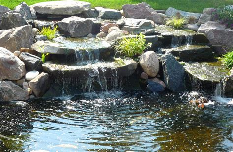 Astonishing Garden Pond Waterfalls Design Faburous Interior Design Ideas