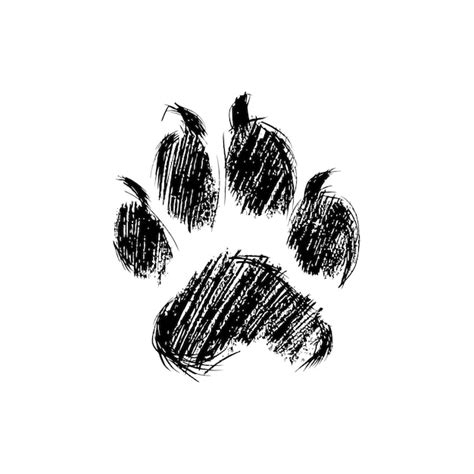 Im Genes De Dibujo Huellas Perro Descarga Gratuita En Freepik