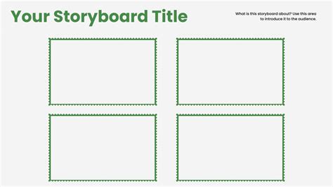 Animation Storyboard Template