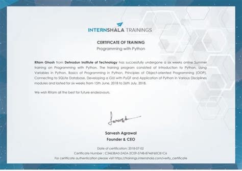 31850002 Certificate Ppt