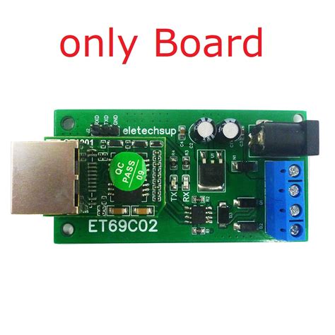 Et69c02 Serial Port Server Module Rs485 To Ethernet Network Tcpip Converter Udp Tcp Client