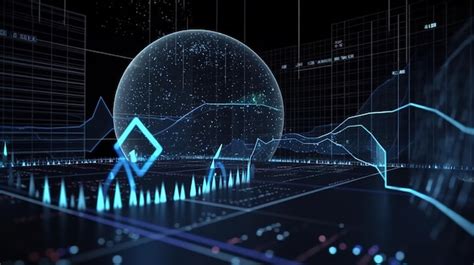 통계 그래프 및 재무 차트가 포함된 최신 인포그래픽 템플릿 차트 템플릿 및 차트 프리미엄 사진