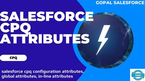Configuration Attributes In Line Attributes Global Attributes Gopal Salesforce Youtube
