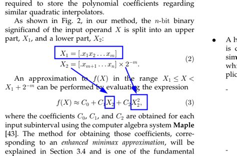 论文阅读 High Speedfunctionapproximationusingaminimaxquadratic