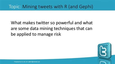 Data Analytics On Twitter Feeds