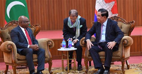 សម្ដេចតេជោ ហ៊ុន សែន ទទួលជួបពិភាក្សាការងារជាមួយ ឯកឧត្ដមអនុប្រធានាធិតី ប្រធានរដ្ឋសភា