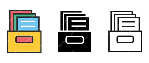 premium vector folder vector icon