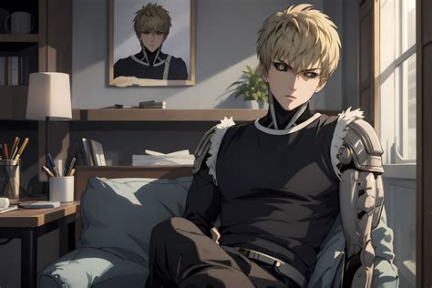 Genos Angry Art One Punch Man Wallpaper Hd Anime K Wallpapers Images