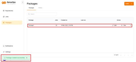 Packages Senseops Documentation