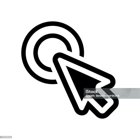 Icône Du Curseur Concept De Logo Mode Curseur Sur Fond Blanc Collection