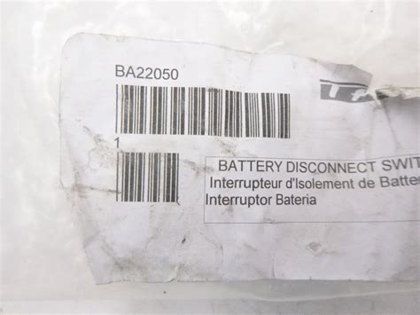 Oem Peterbilt Switch Battery Disconnect Ba22050 Oneclick Warehouse