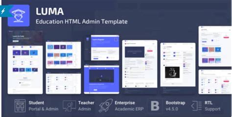 Luma Education Html Learning Management System Admin Template Gpl