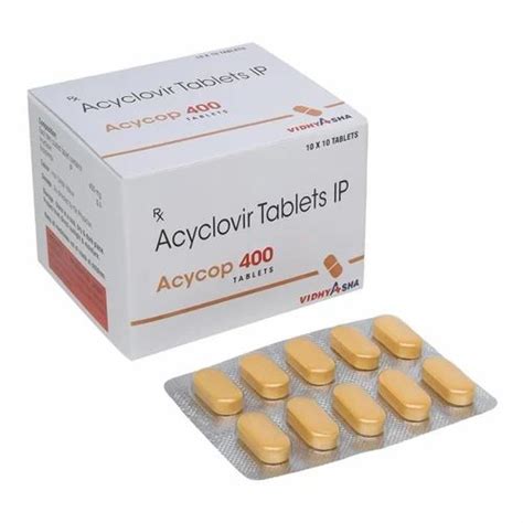 Acyclovir 400 Mg Tablet At ₹ 125stripe Pharmaceutical Tablets In New