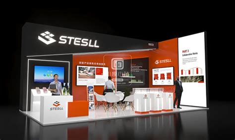 45平 小模小站 展览模型下载 展览效果图 展会免费模型下载 展览展示模型 3d展台模型下载 3dma模型下载 3d模型库 展览 小模小站 X 花瓣网